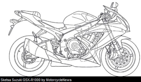 Kumpulan Contoh Gambar Sketsa Motor - Informasi Masa Kini
