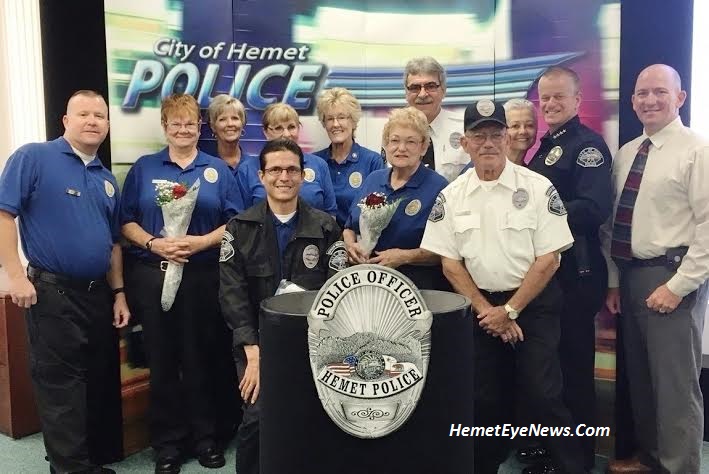 Hemet Police Promotes Volunteers Class # 43 Graduates Receive White ...