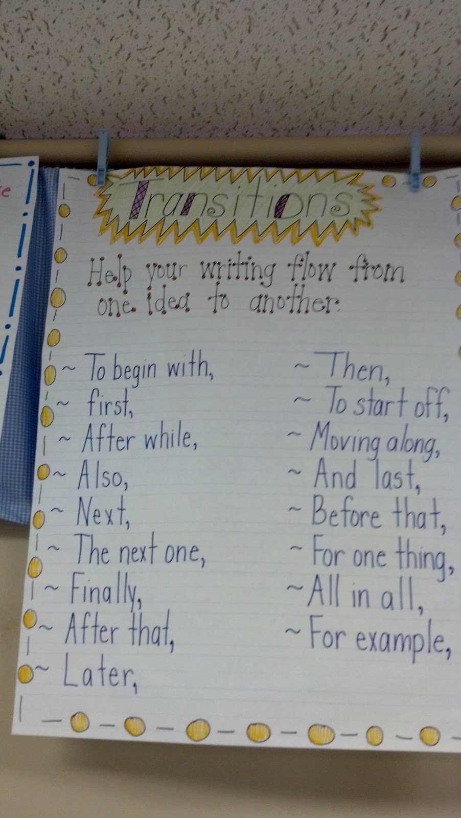 Mrs. Billie Johnson's 4th Grade: Anchor Charts