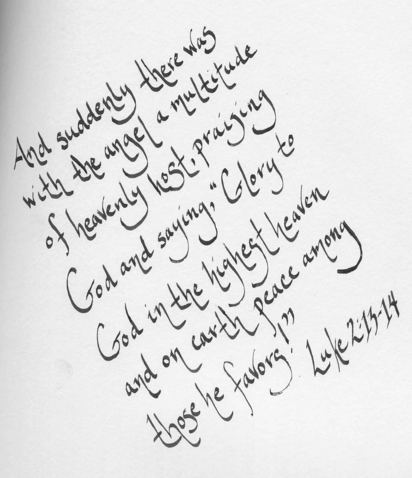 My Angels...: A Multitude of Heavenly Host: Luke 2:13-14