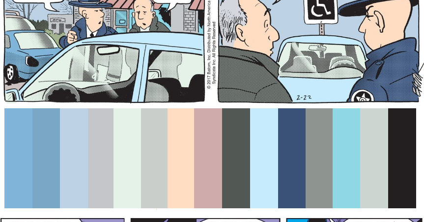 Dead 2 Rights: How comic strips use color: A study in contrasts