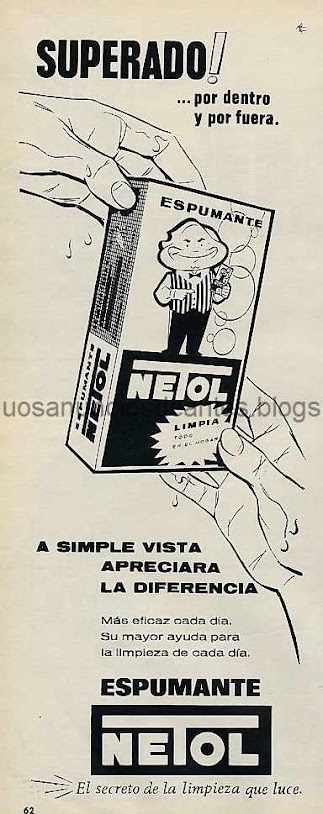 Antiguos anuncios de antes: Netol (producto limpieza) (12 anuncios)