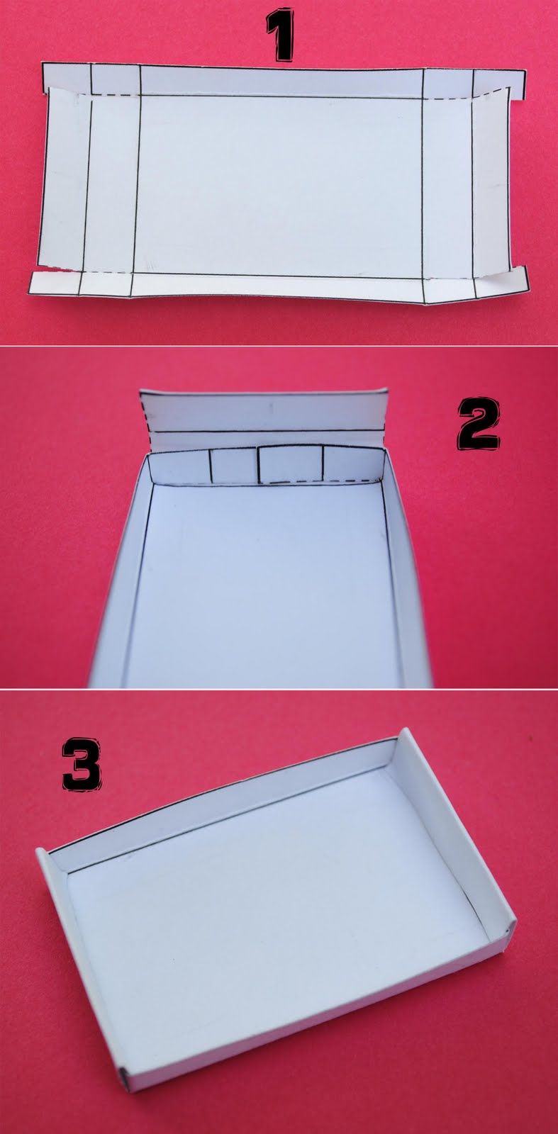 zakka life: Small Matchbox Template