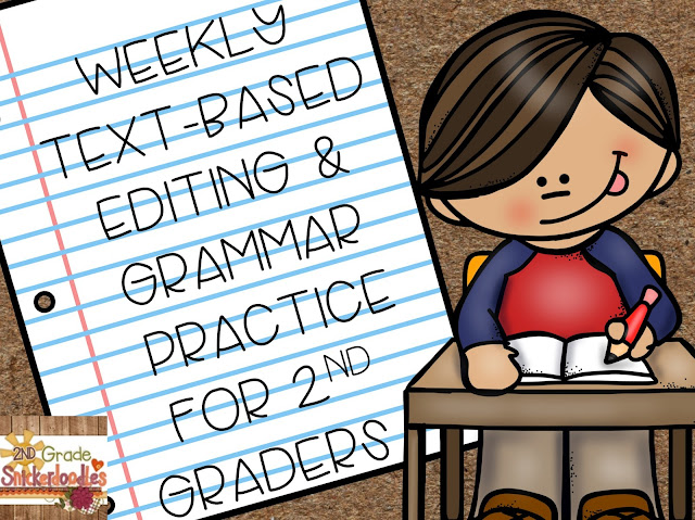 2nd Grade Snickerdoodles: Weekly Editing and Grammar Practice