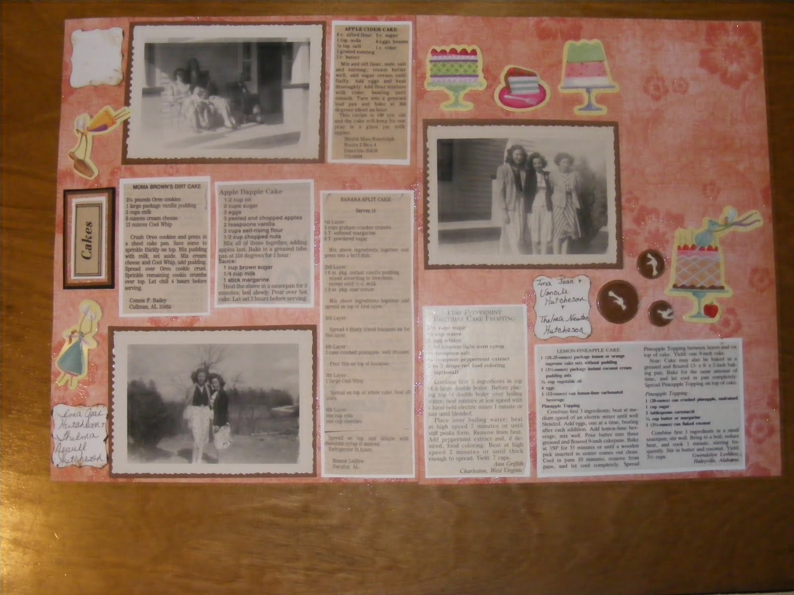 Rita Hutcheson-Cobbs: Saturday Afternoons in the 50s Scrapbook Layout Pages