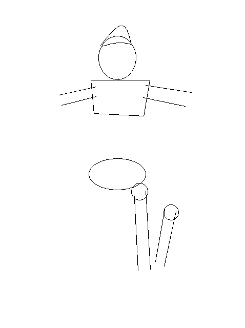 Of Dew and Donuts and Diatribes: How to Draw a Person Sitting in a Chair