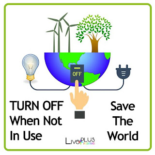 Printable "Save Energy" Sign | Live Plus
