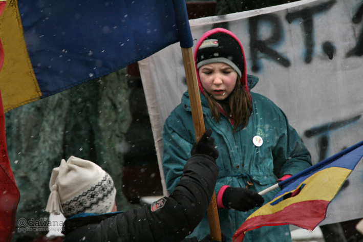 Photographis: Protest - Bucuresti - ziua a 10-a