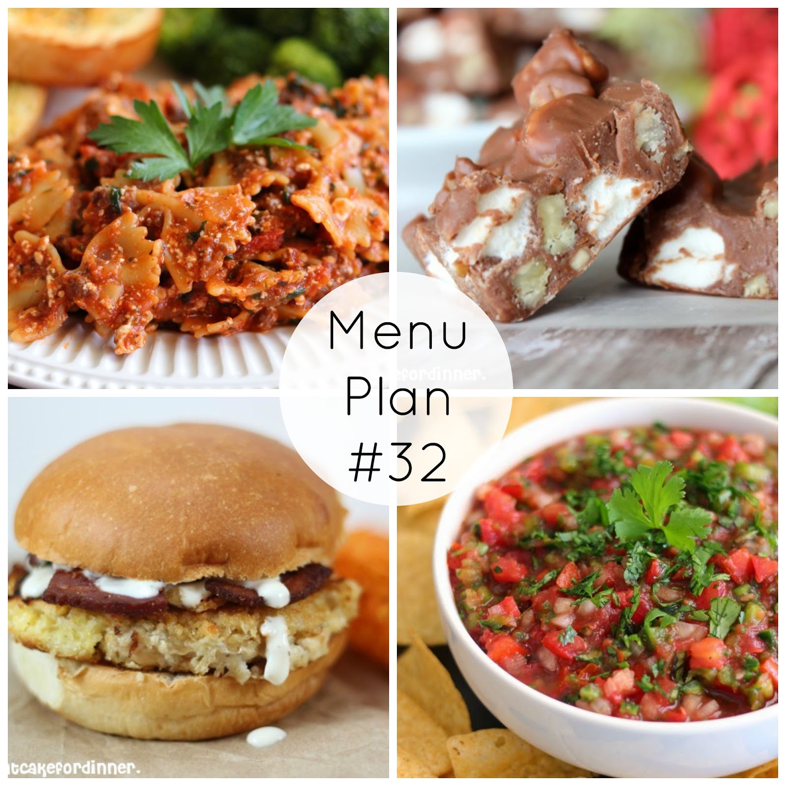 Eat Cake For Dinner: Menu Plan Saturday #32