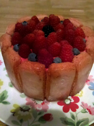 flo et mimolette: CHARLOTTE aux FRUITS ROUGES