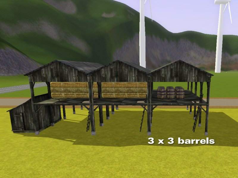 Simming in Magnificent Style: The farm 12. barrel for the hay storage