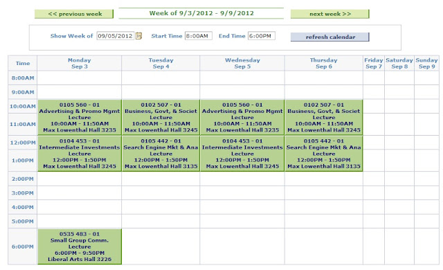 RIT SIS: How do I find my schedule?