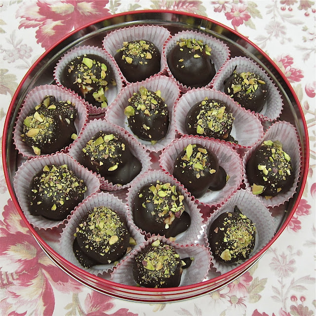 Arctic Garden Studio: Meyer Lemon and Pistachio Truffles