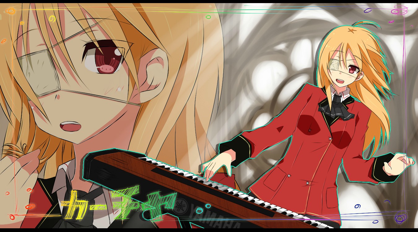 The Big ImageBoard (TBIB) - ahoge blonde hair eyepatch hair twirling ...