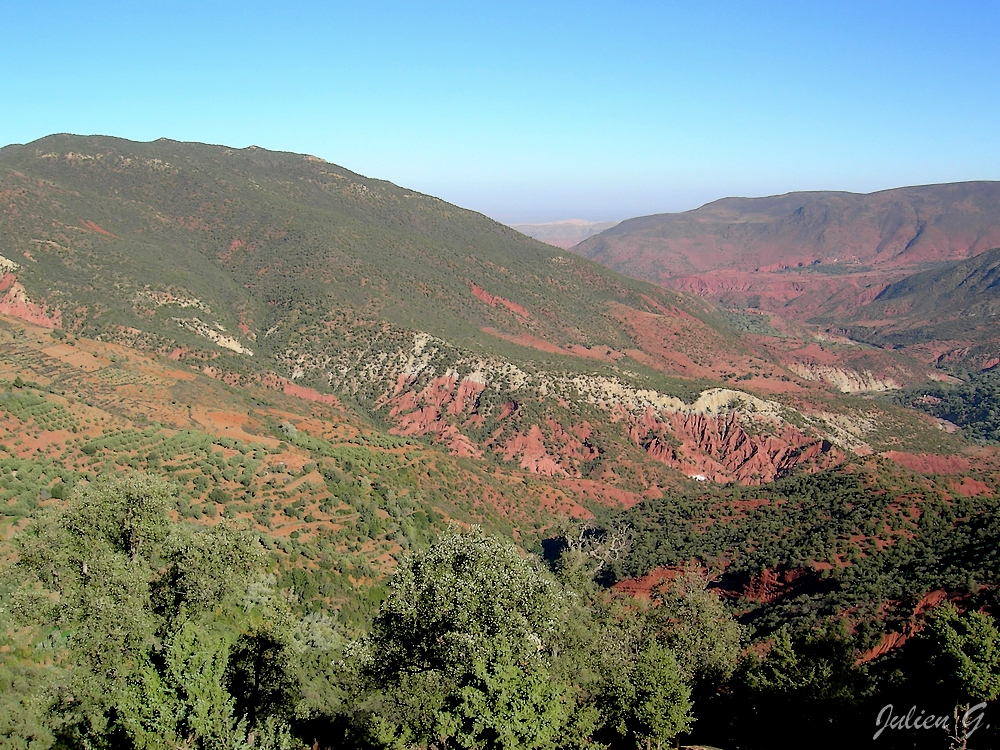 Coins du Monde: MAROC - Sud Marocain - Le Haut-Atlas et le col Tizi n ...
