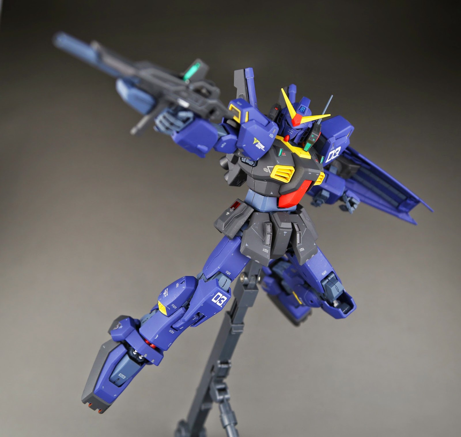Gundam Family: MG 1/100 RX-178 MKII Titans Custom Build