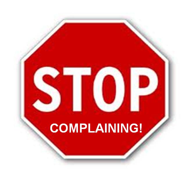 COMPLAINT DEPARTMENT CLOSED