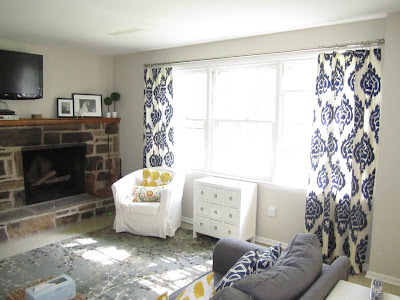 Swoon Style and Home: Den Curtains Are Done!