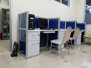 Meja Kubikel - cubicle workstation - Meja Sekat Kantor Bahan Kain ...