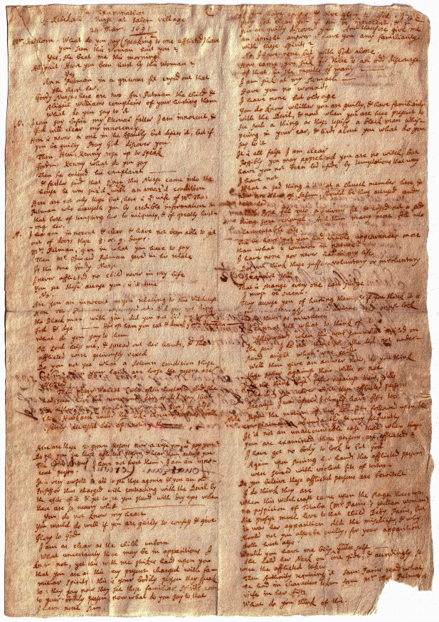 AnceStory Archives: A letter from Robert Pike to Judge Curwin Salem ...