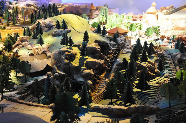 Filmic Light - Snow White Archive: D23 Mine Train Details