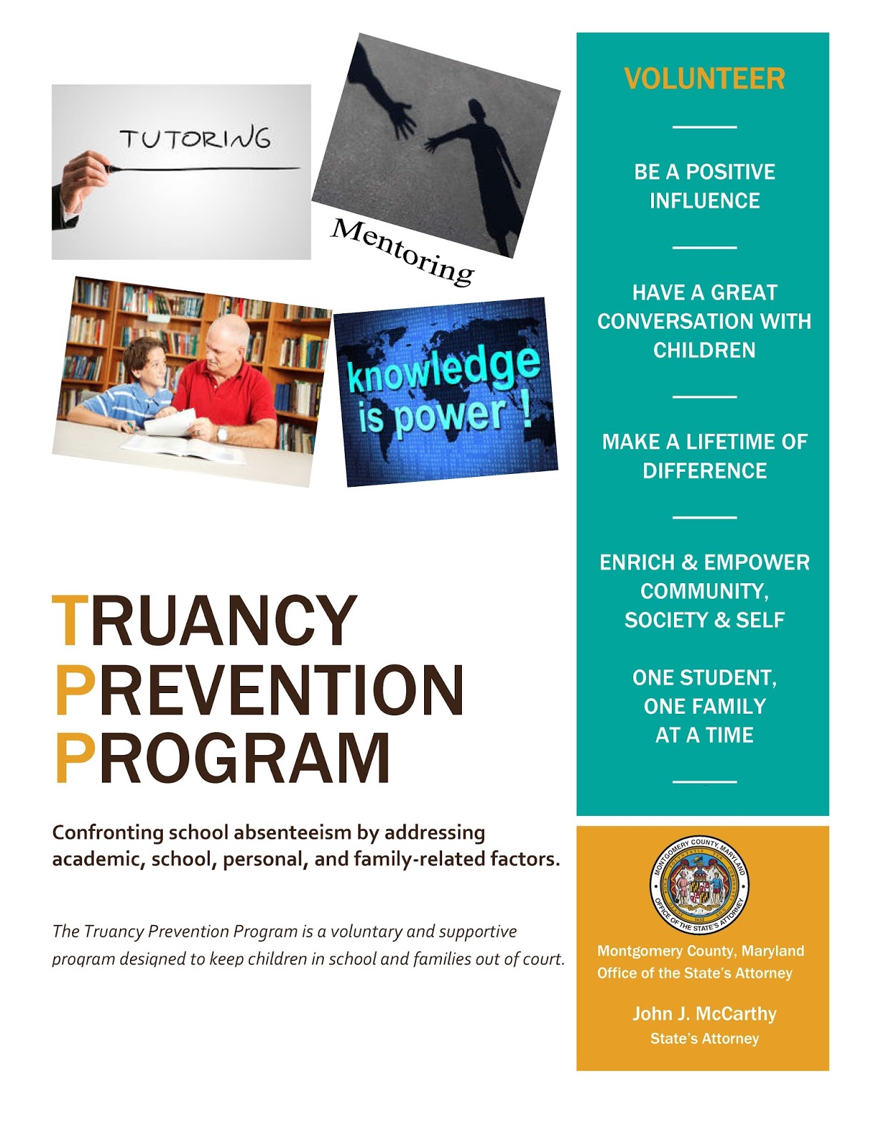 CCJS@USG News and Updates: Truancy Prevention Program