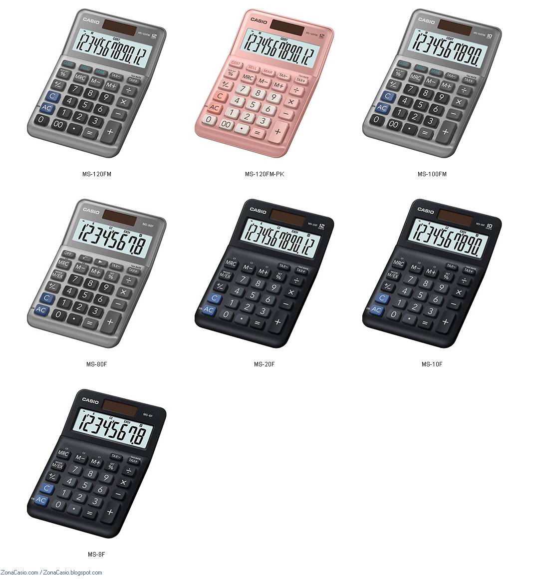 Zona Casio: Nuevas calculadoras para negocios de Casio Zona Casio: Nuevas calculadoras para negocios de Casio