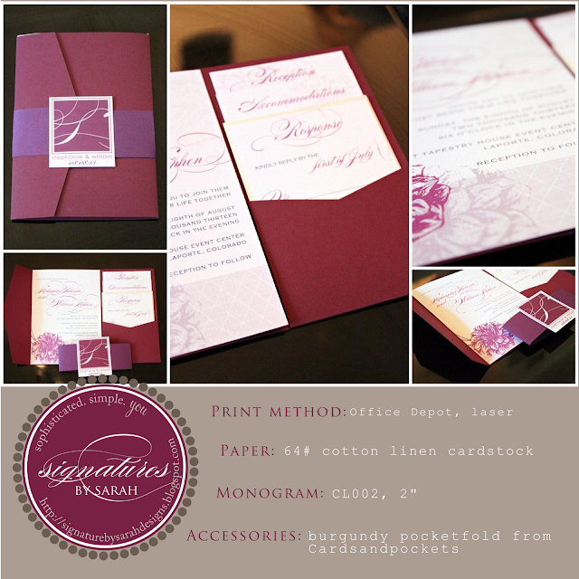 Signatures by Sarah: SIGNATURE SUITES