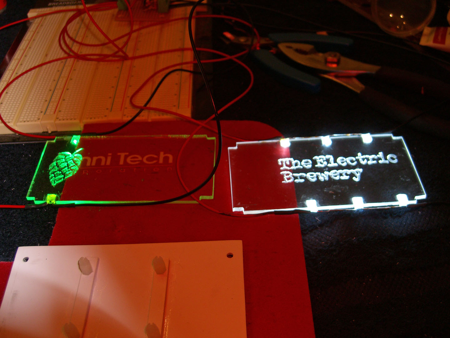 Rotten's Electric Brewery: LED Logo