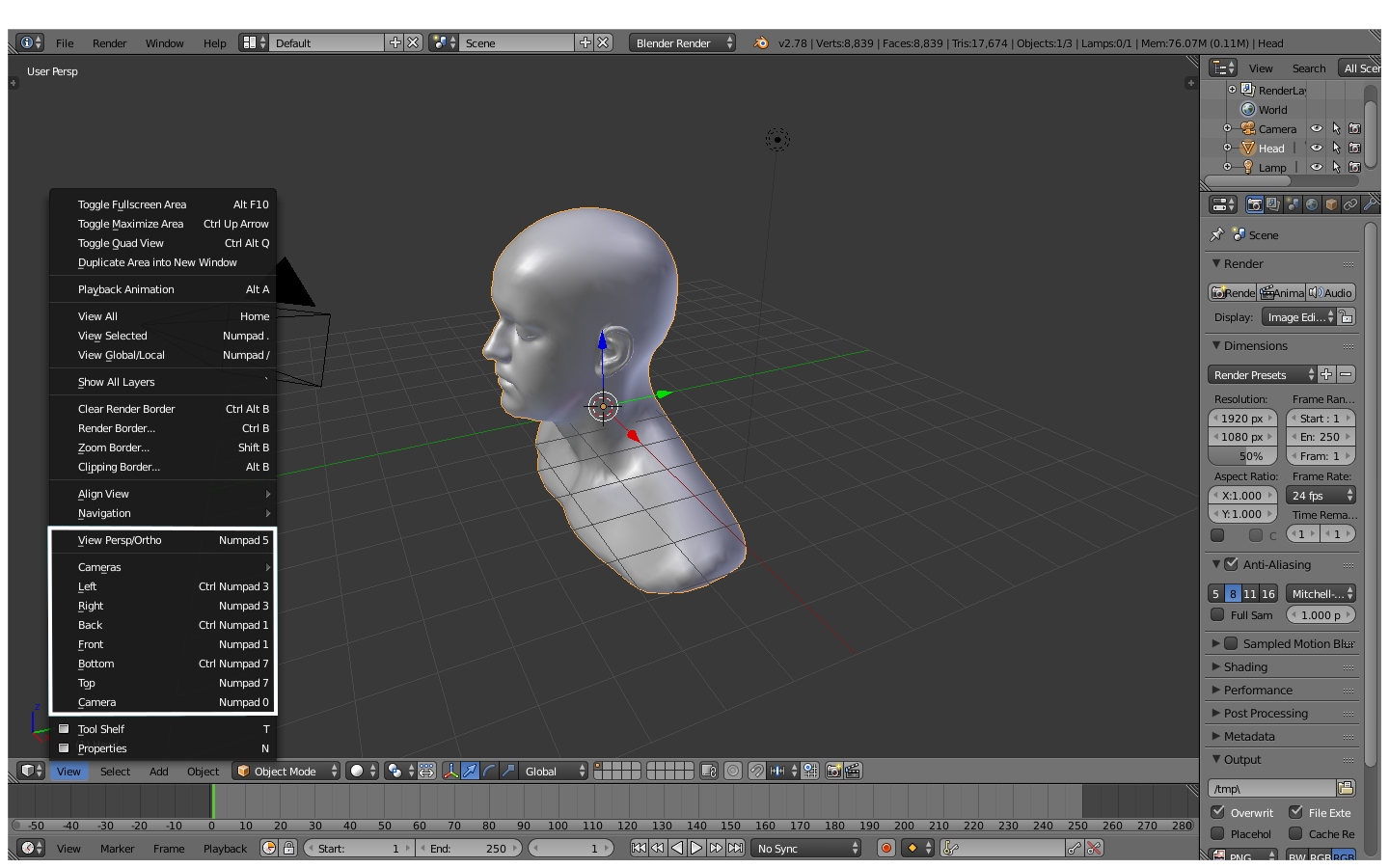 Blender Básico Parte I: Vistas ~ Fivezard