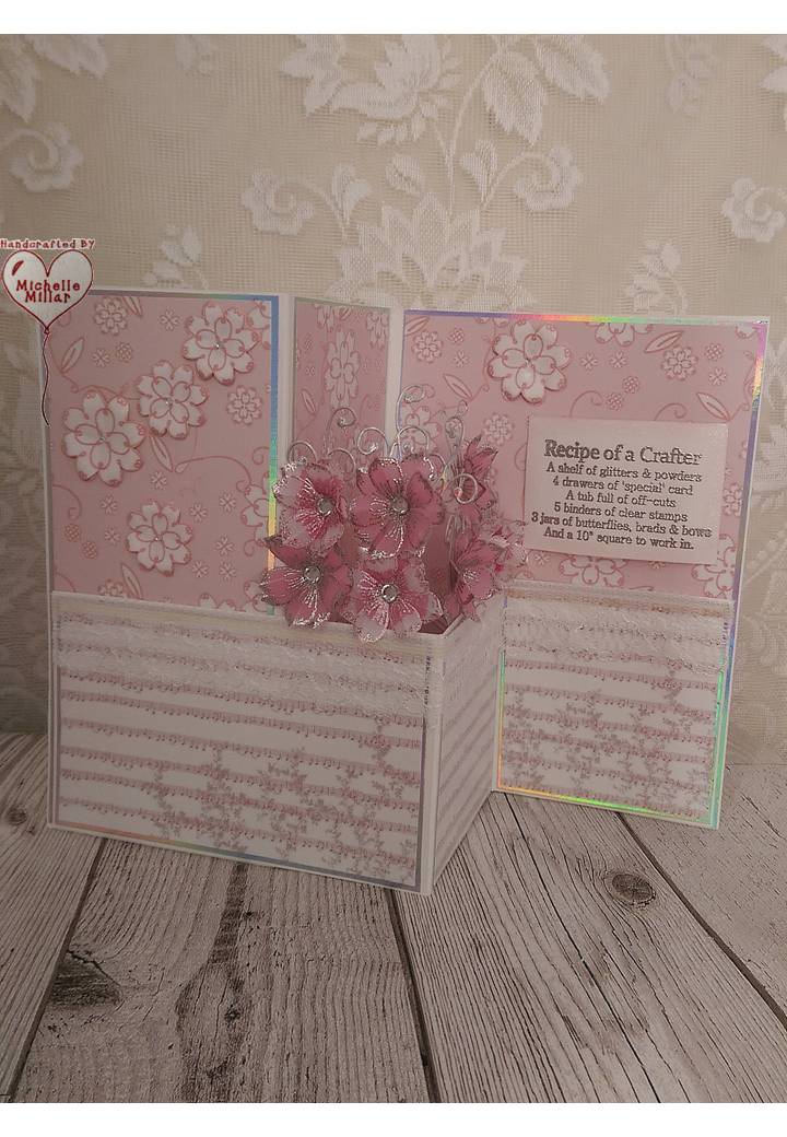 Shine Bright and Create: A Side Pop Up Card