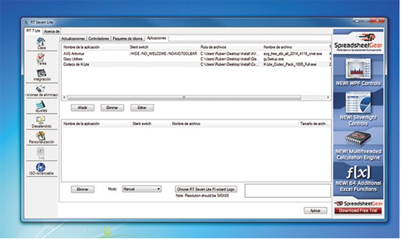 Windows7 DESATENDIDO: RT7Lite