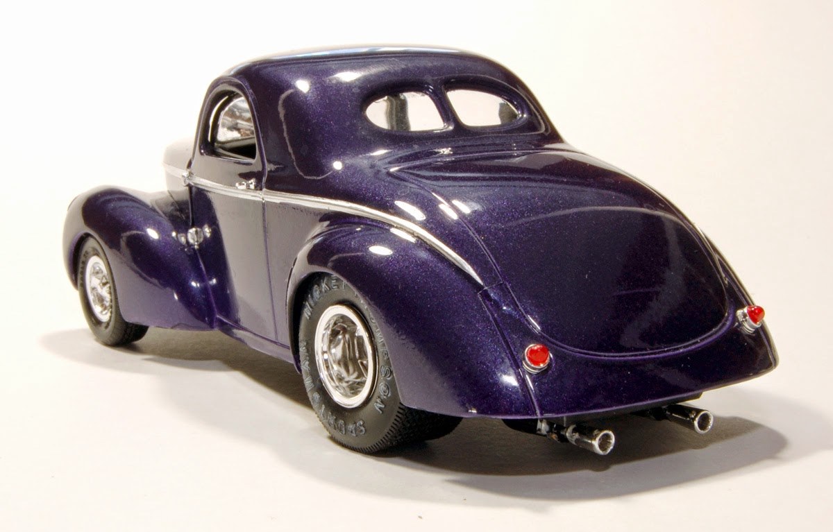 Model Car Builder Blog: 41 Willys Hot Rod Project--FINISHED
