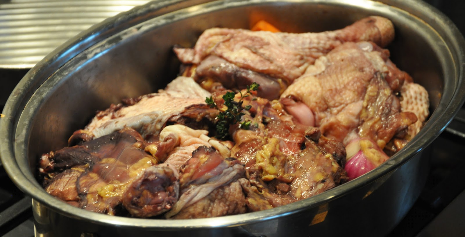 Fire and Food: Cockerel au Vin - A Tale of Two Cockerels