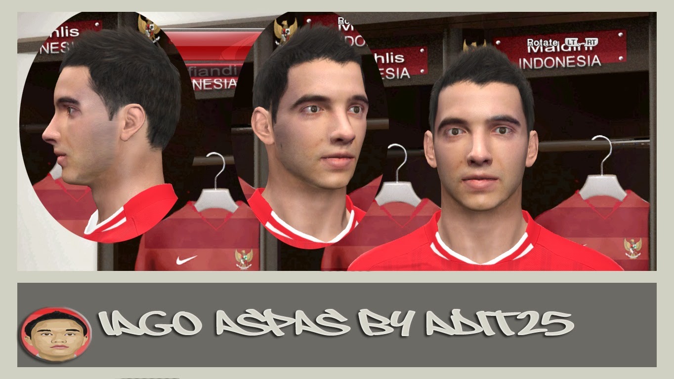 pes-modif: PES 2014 Iago Aspas Face by Adit25