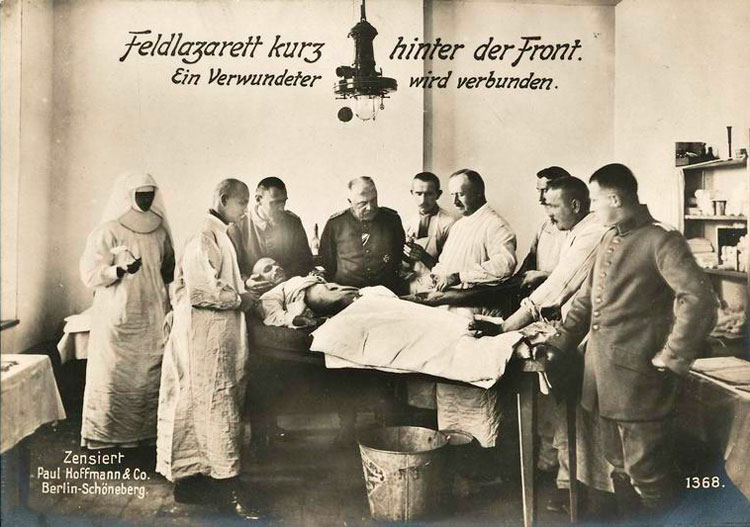 German field hospital