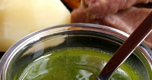 Mojo verde canario - Receta de cocina casera