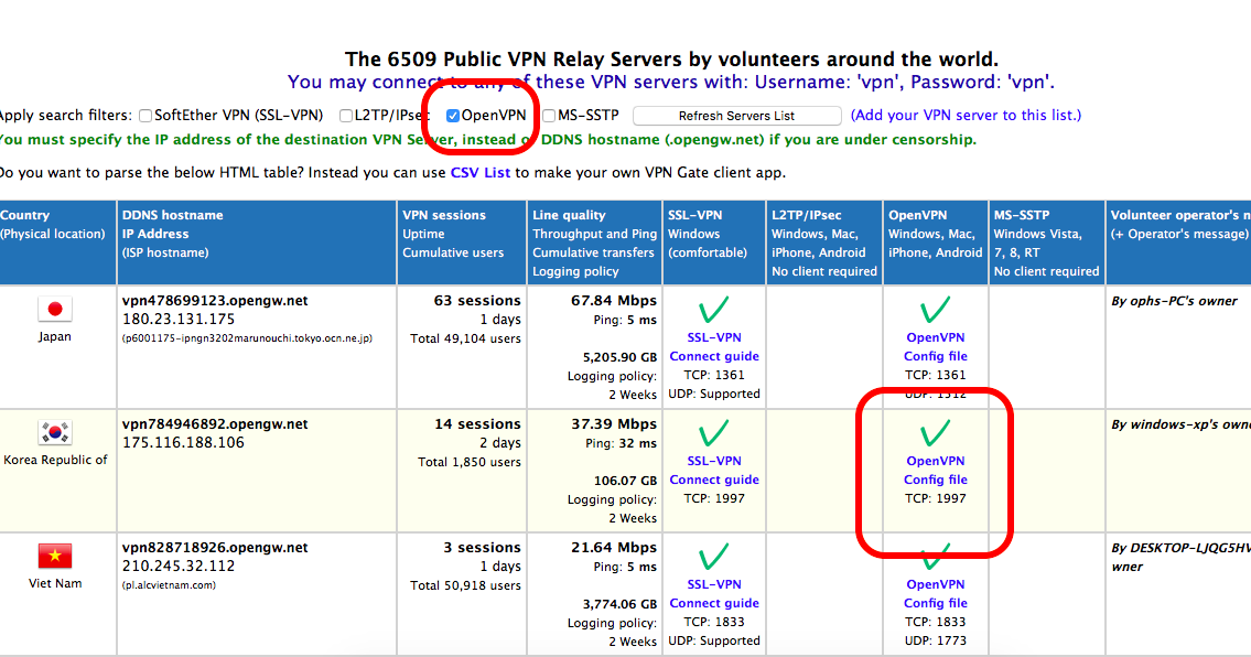 Asimilace clusterů: How to - VPN Gate (Win/macOS)