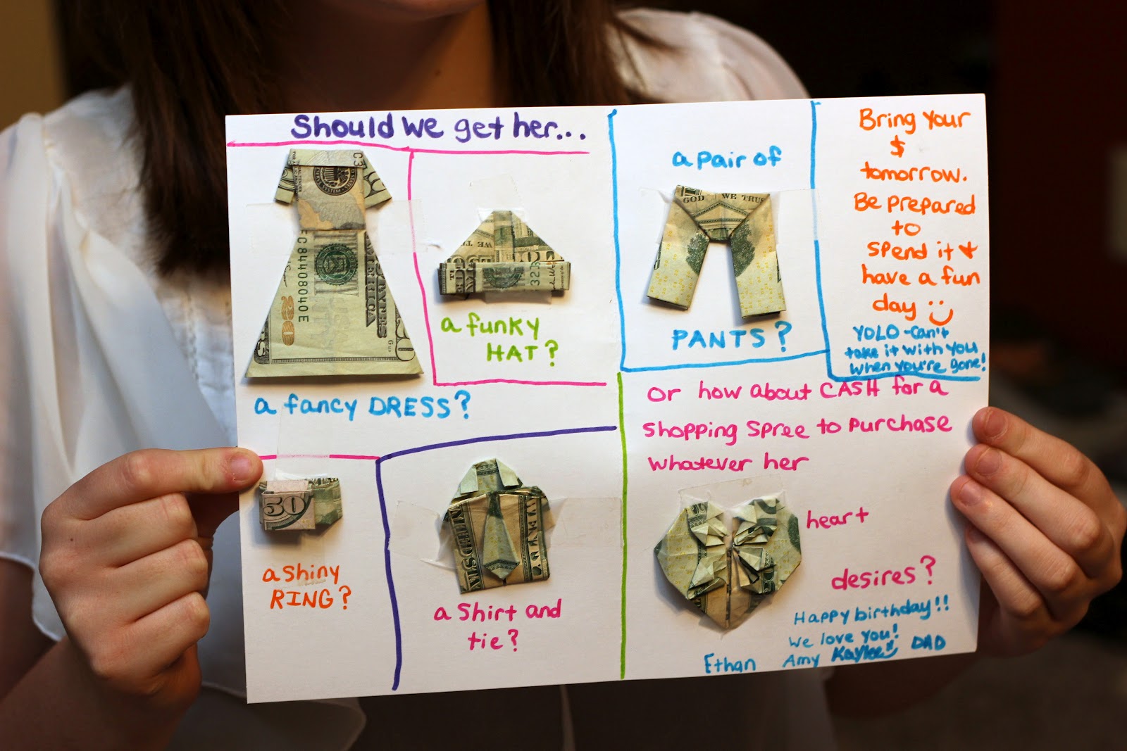 Life on the Highway: Birthday Celebration and Money Origami