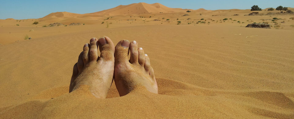 Le bain de sable à Merzouga | culture marocain