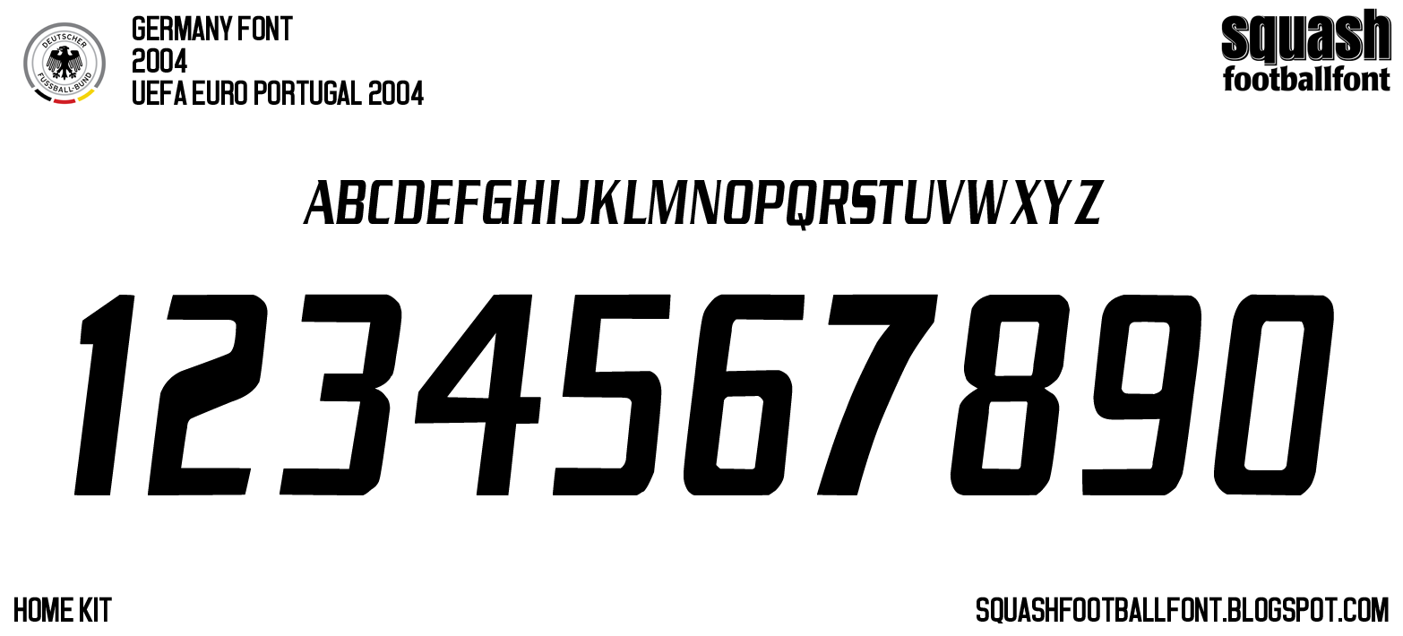 SFF: Germany Euro 2004 Font