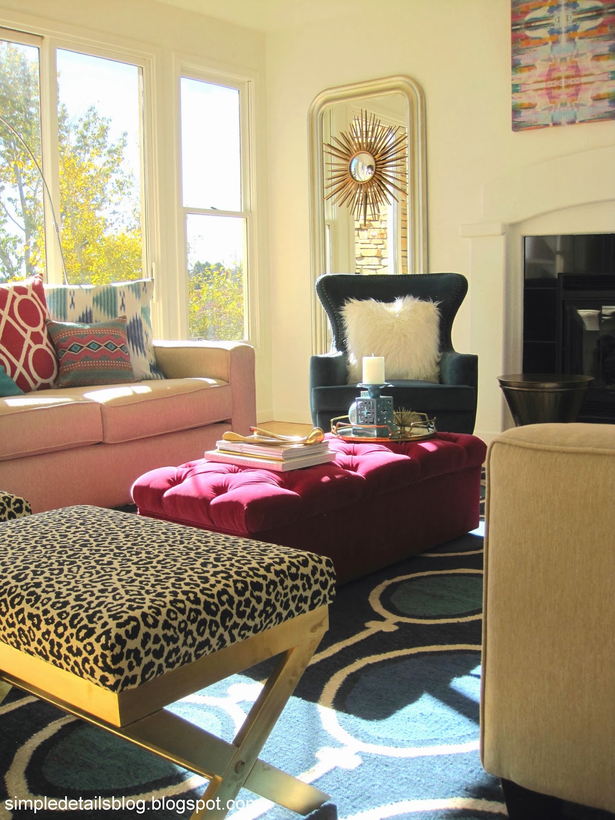 Simple Details: colorful and modern client reveal...