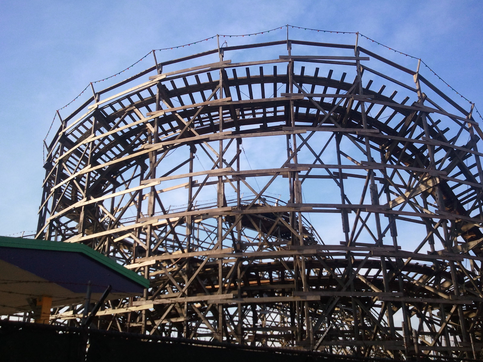 Lance Cardinal Creations: Inside "The Wooden Roller Coaster" at ...