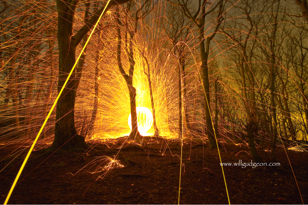 How to: Spinning fire photos