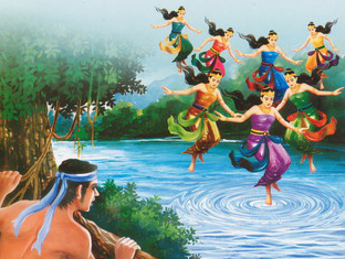 Narrative Text ( Indonesia's Legend ) ( The Legend Of Jaka Tarub )