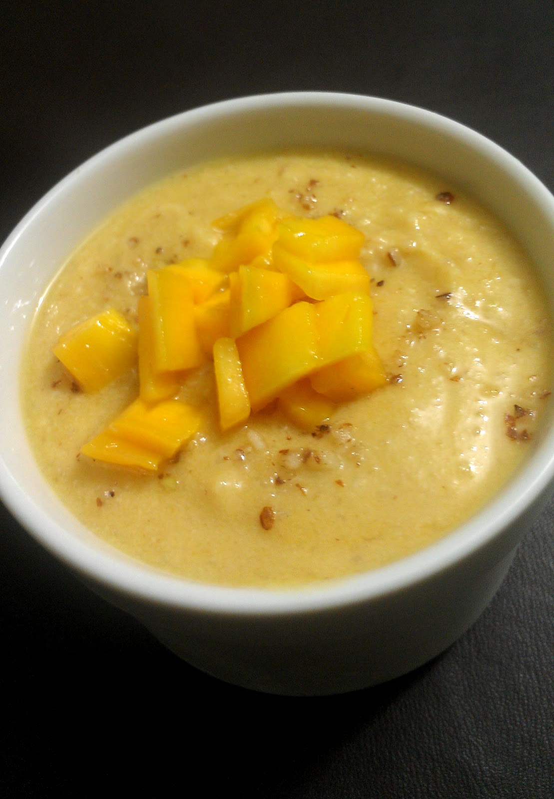 My Passion For Cooking: Mango Feerni - Mango and Rice Pudding