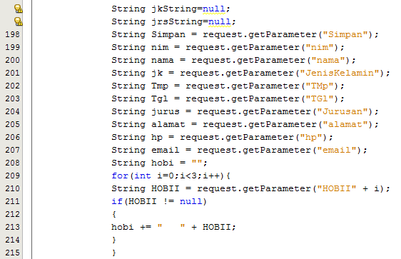 Knowledge, Technology and Information: Program Input Data Menggunakan Hashtable di Java Servlet