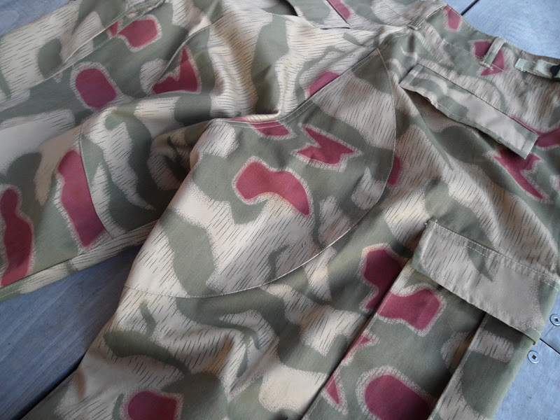 Four Bees: Bundesgrenzschutz Camo Pants, Mil-Tec BDU's