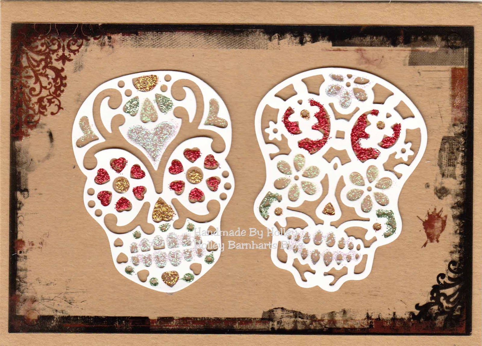 Holley's Blog: Sugar Skull card