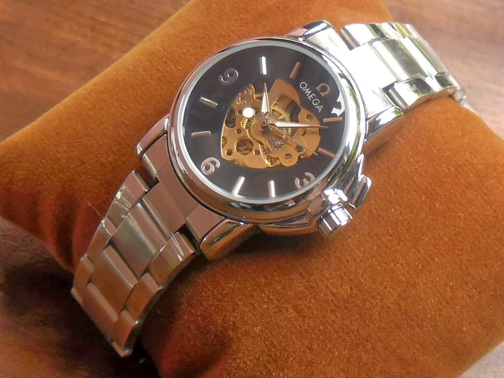 JAM TANGAN OMEGA SKELETON KODE BARANG: YA-339 - Warung Jam Jogja